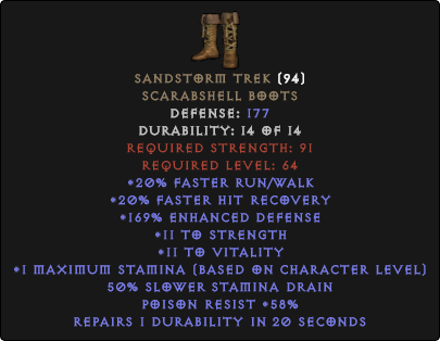 Køb Diablo 2 Sandstorm Trek på D2trophy.com