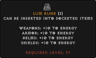 Buy Diablo 2 Lum Rune At D2trophy.com