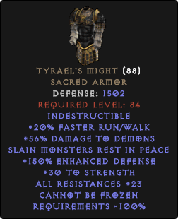 Kaufen Sie Diablo 2 Tyraels Macht bei D2trophy.com