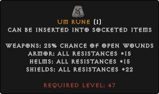 Comprar Diablo 2 Um Rune en D2trophy.com