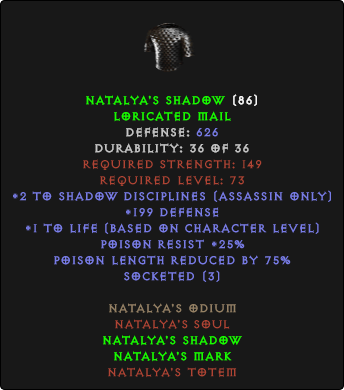 Diablo 2 assassin natalya build - stealthrelop