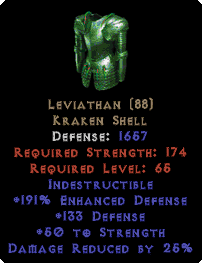 Buy Diablo 2 Leviathan Kraken Shell At D2trophy.com